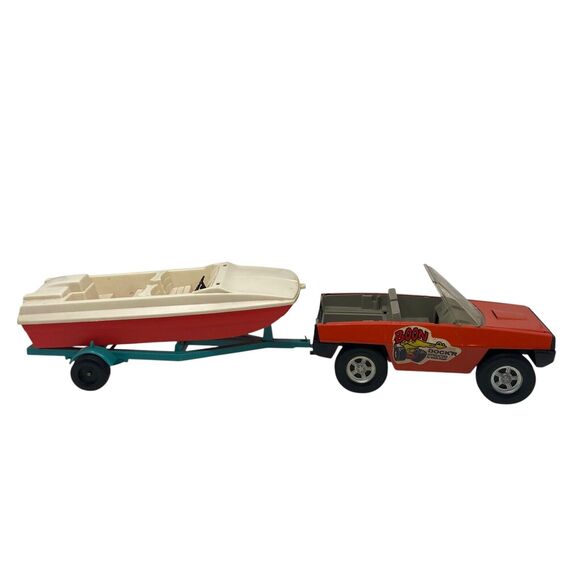 ERTL | Toys | Ertl Toys 966 Vintage Boon Dockr Structo Steel Truck Boat ...